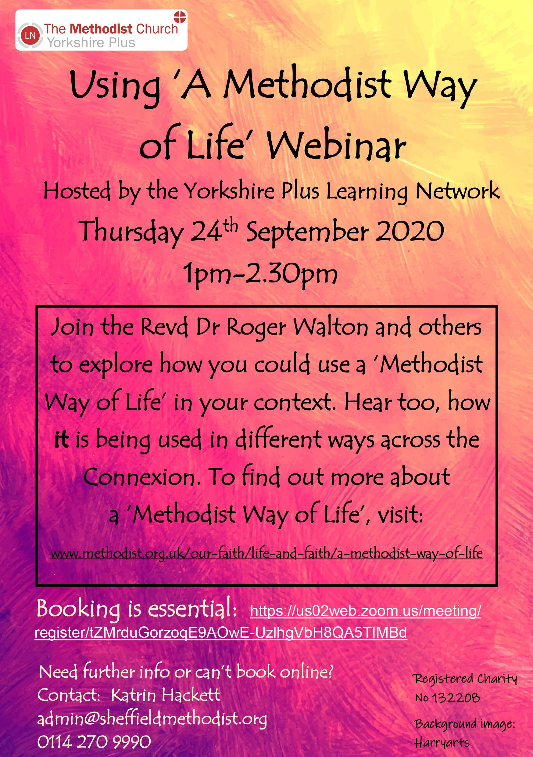 North Kent Methodist Circuit - A Methodist Way of Life Webinar North Kent Methodist Circuit - A Methodist Way of Life Webinar